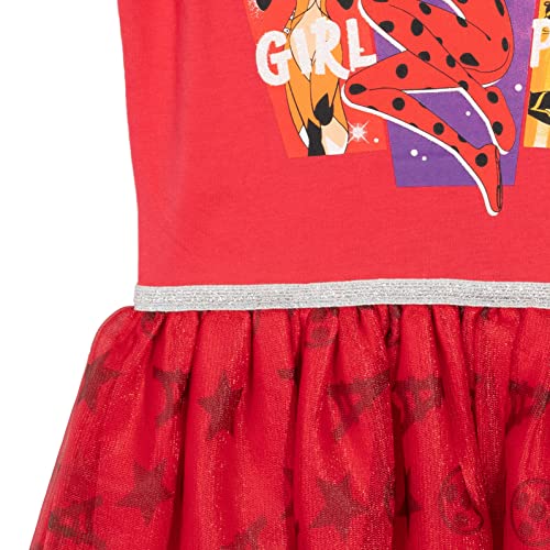 Miraculous Ladybug Rena Rouge Big Girls Tulle Dress Red 10-12 — 🛍️ The ...