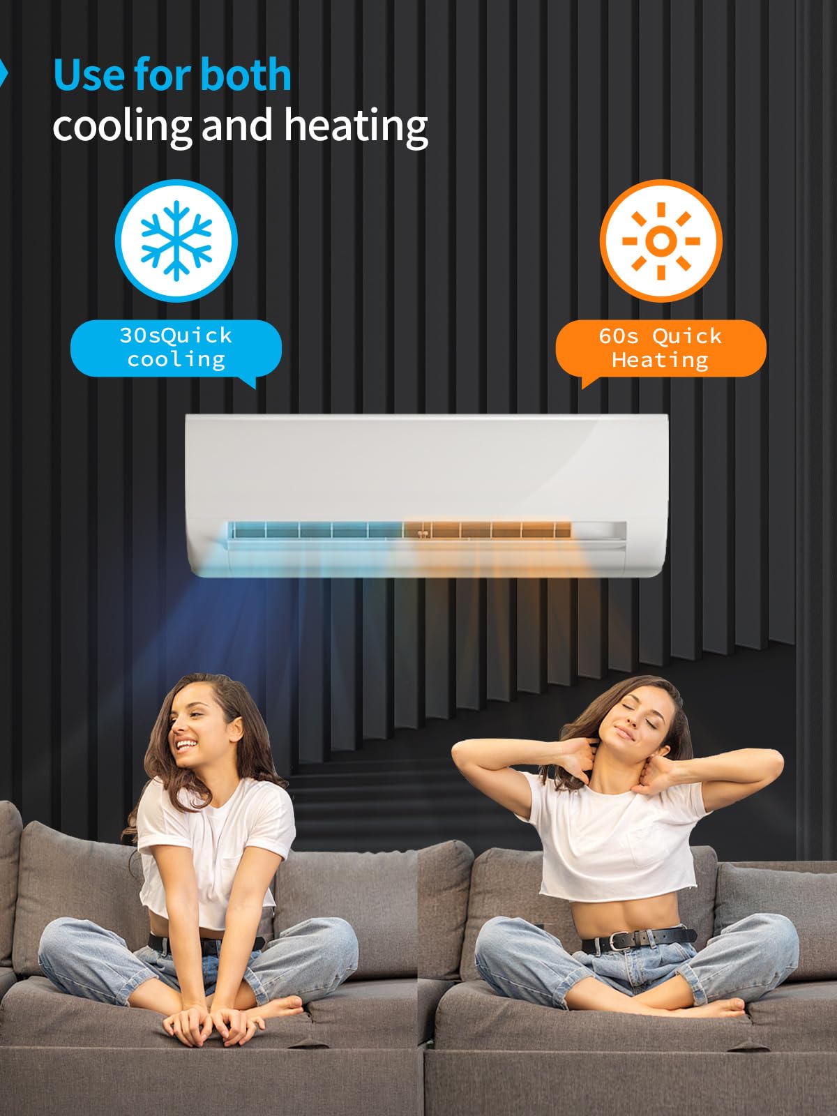 TABU Mini Split System 12000BTU Air Conditioner with Inverter, 115V ...