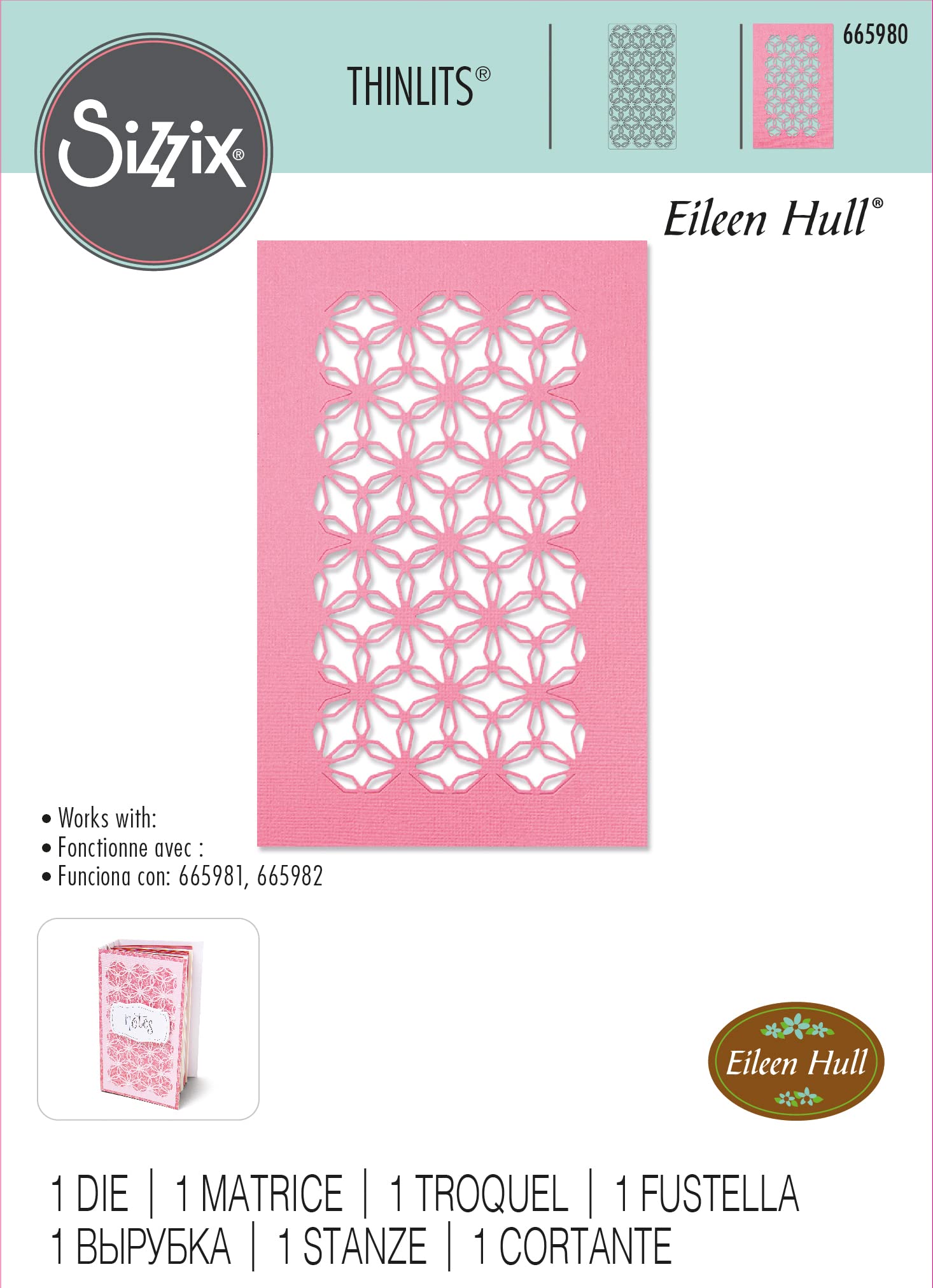 Sizzix Sizzx Thinlits Die Skinny Mini Elements by Eileen Hull | 665980 | Chapter 3 2022 ...
