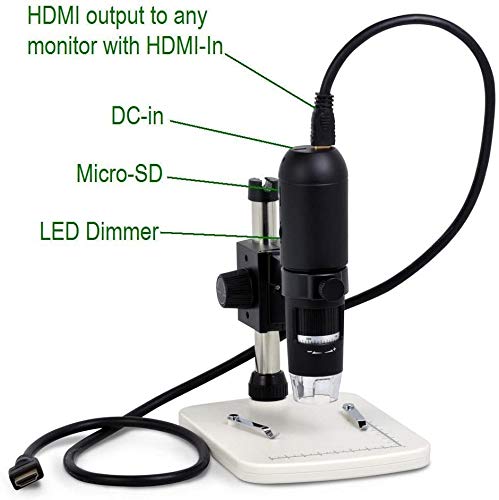 Mustcam 1080P Full HD Digital Microscope – HDMI & PC Ready