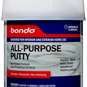 Bondo All-Purpose Putty, Designed for Interior and Exterior Home Use ...
