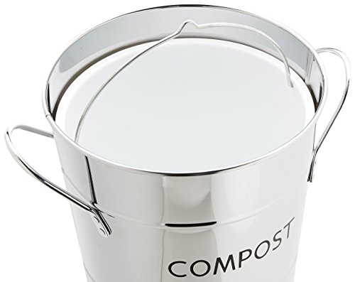 Eddingtons Stainless Steel Compost Bin w/ Removable Liner