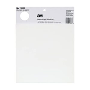 3M Disposable Paper Mixing Board 20382, Non Porous, Solvent Resistant ...