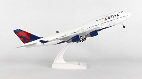 Daron Skymarks Delta 747-400 Airplane Model Building Kit with Gear, 1/ ...