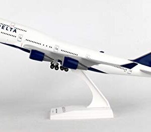 Daron Skymarks Delta 747-400 Airplane Model Building Kit with Gear, 1/ ...