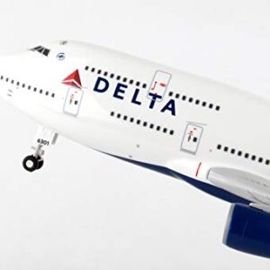 Daron Skymarks Delta 747-400 Airplane Model Building Kit with Gear, 1/ ...