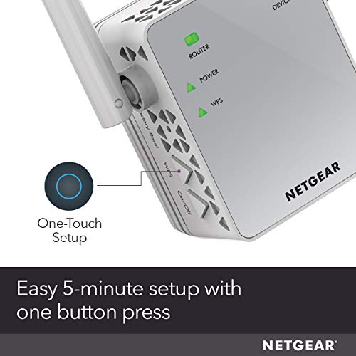 NETGEAR Wi-Fi Range Extender EX3700 - Coverage Up to 1000 Sq Ft and 15 ...