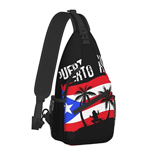Puerto Rican Flag Sling Bag | Crossbody Backpack