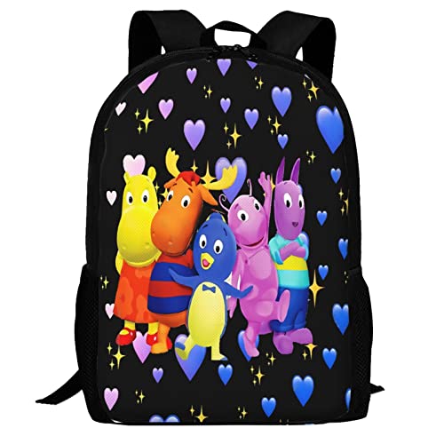 Pobecan The Anime Backyardigans Backpack Laptop Backpack School Daypack ...