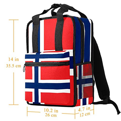 Travel Backpack,Carry On Backpack,flag of Norway,Hiking Backpack ...
