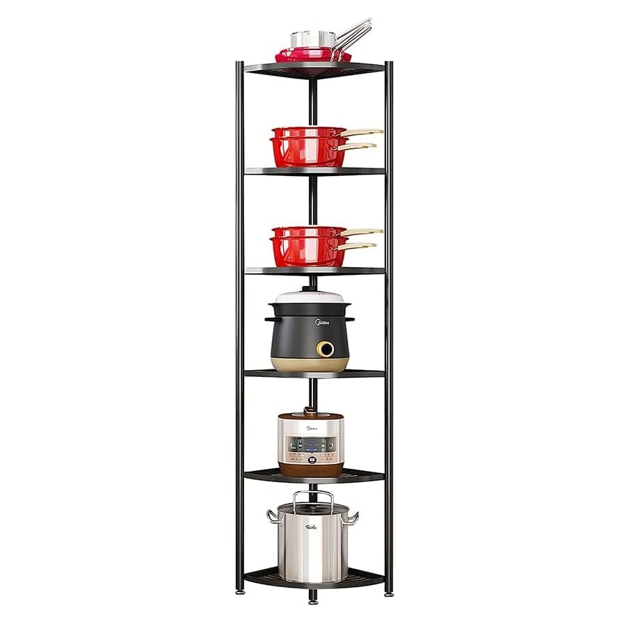 Organize Your Kitchen: MYOYAY 6-Tier Corner Pot Rack Shelf