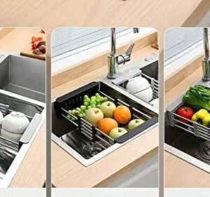 Retractable Stainless Steel Kitchen Sink Drain Rack