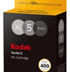 Kodak Verite 5 Replacement Inks (ALK1UA) XL Black Ink Jet Cartridge ...