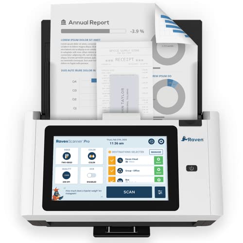 Raven Pro Scanner: High Speed, Wireless, Touchscreen, Cloud