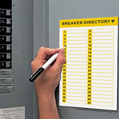 Get Reusable Breaker Panel Labels & Electrical Box Stickers