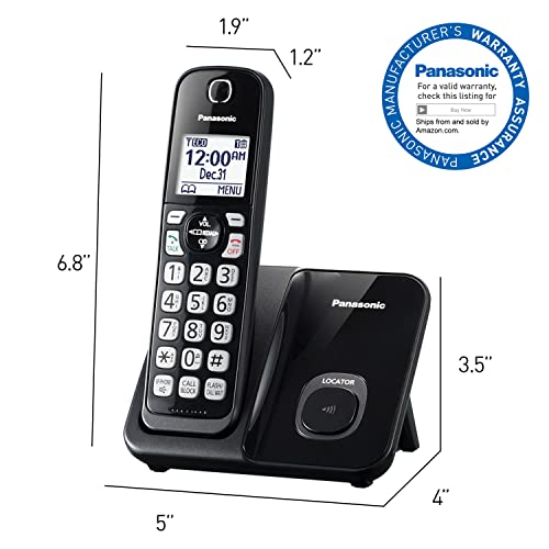 Panasonic Cordless Phone: Call Block, Expandable Home System