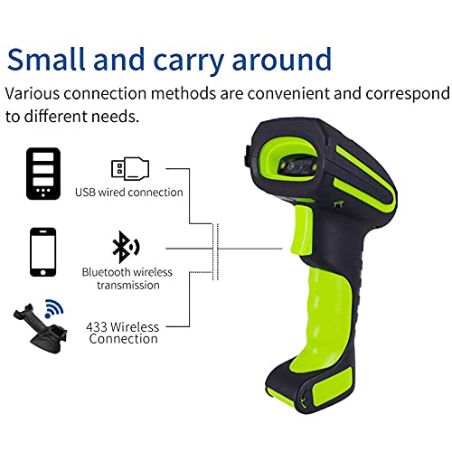 Symcode Wireless 2D Barcode Scanner | Long Range, Durable, 3-in-1