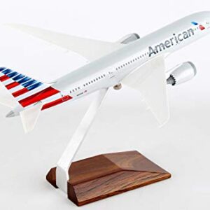 Daron Skymarks American Airlines 787-8 1/200 Scale W/ Wood Stand ...