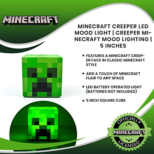 Light Up Your Room with Official Minecraft Creeper Mood Lamp