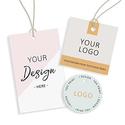 Custom Hang Tags with String | Add Your Logo & Text