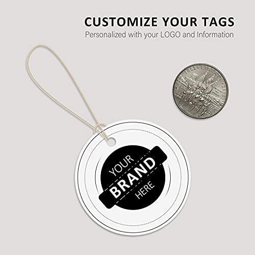 Custom Hang Tags with String | Add Your Logo & Text