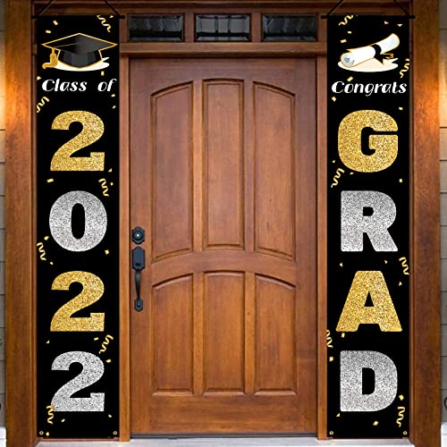 2022 Graduation Decorations Banner, Class of 2022, Congrats Grad Banner ...