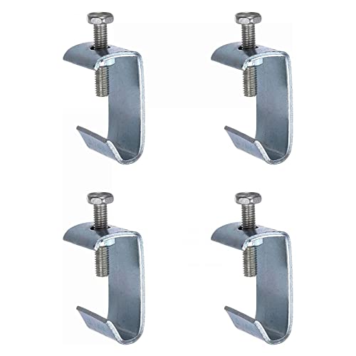 MXCELL 4-Pack 304 Stainless Steel G Clamps - Heavy Duty M10