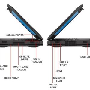 Dell Latitude 5414 Rugged Laptop | i5 8GB 256GB SSD | Renewed