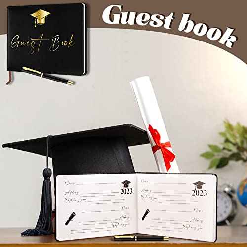 2023 Leather Graduation Guest Book & Signing Pen Set