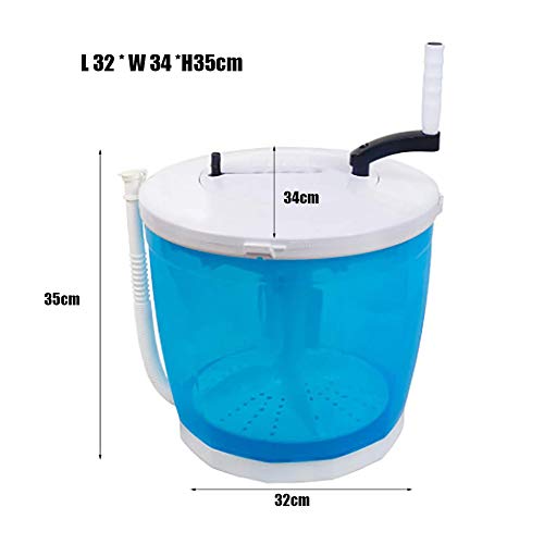 Portable Manual Non-Electric Washing Machine and Clothes Spin Dryer ...