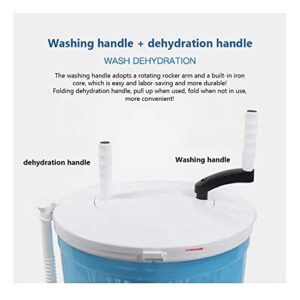 Portable Manual Non-Electric Washing Machine and Clothes Spin Dryer ...