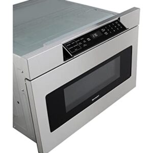 Sharp SMD2470AS Microwave Drawer Oven, 24-Inch 1.2 Cu. Feet, Stainless ...