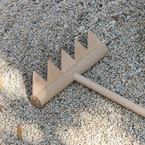 Outdoor Zen Garden rake - Japanese Sand Garden rake Tool- 48" Long 5 ...