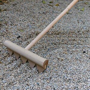 Outdoor Zen Garden rake - Japanese Sand Garden rake Tool- 48" Long 5 ...