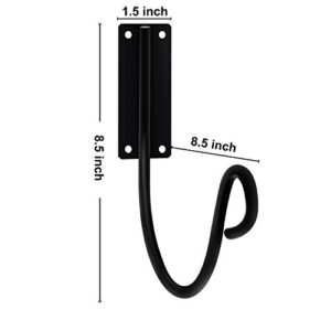 Urban Deco Hose Holder Hook, Wall Mounted Water Hose Storage Hanger ...