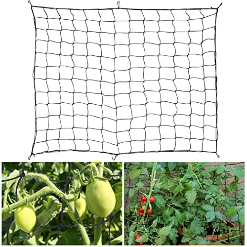 Trellis Net for Climbing Plants - Stretch to 5x5ft Elastic Grow Tent ...