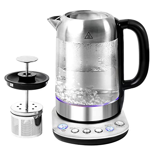 Davivy Electric Kettle Temperature Control With Tea Infuser, Keep Warm ...