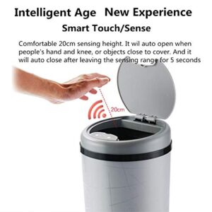 WENLII 11L Intelligent Trash Can Automatic Touchless Induction Motion Sensor Kitchen Wide ...