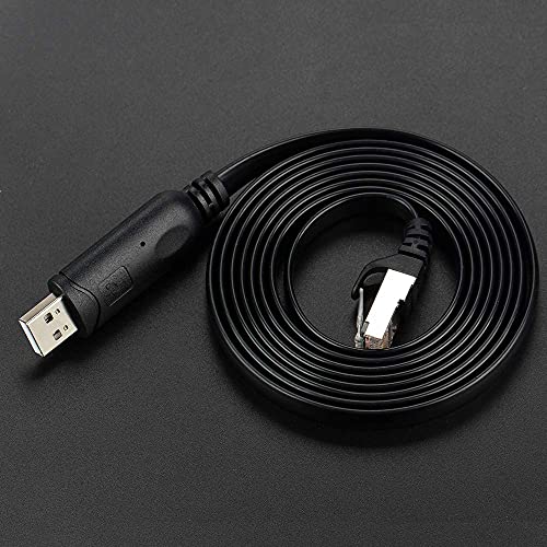OIKWAN USB Console Cable 6 FT USB to RJ45 Serial Adapter Compatible ...