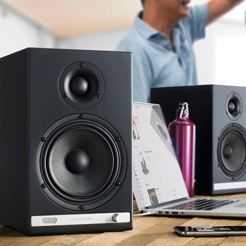 Audioengine HD6 150W Powered Bookshelf Stereo Speakers | Home Music ...