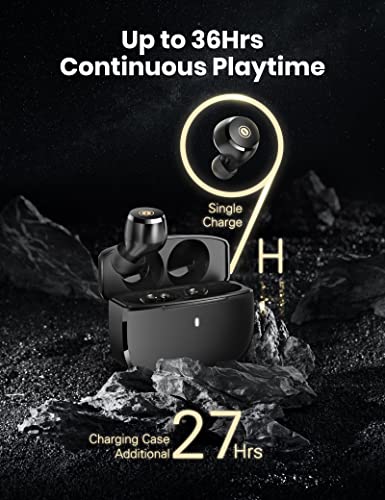 Gsoemon Wireless Earbuds: IPX8 Waterproof, 36H Playtime