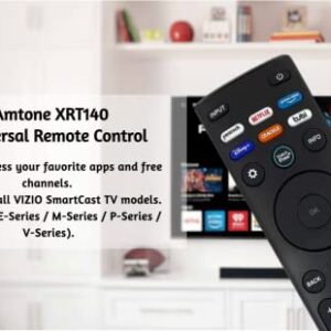Amtone XRT140 Universal Replacement Remote Control for All VIZIO Smart ...