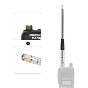 UAYESOK Telescopic 27MHz CB Antenna TNC Connector Upgrade for President ...