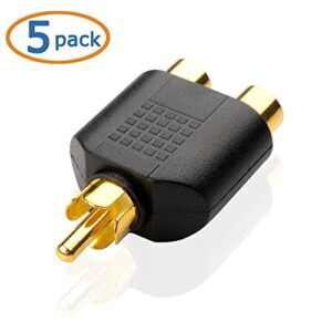 Cable Matters 5-Pack Gold Plated RCA Male to Female Split Adapter — 🛍️ ...