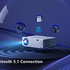 Projector with 5G WiFi and Bluetooth 5.1, ACROJOY Native 1080P Mini ...