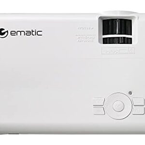 Ematic EPJ590WH Portable Projector 800 x 480 Native Resolution Support ...