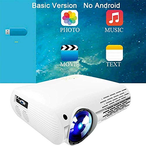 DROOS Mini Projector 1080P LCD Projector 6500 Lumens 1920x1080 4K LED ...