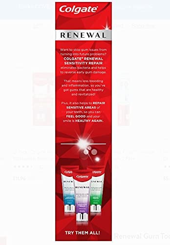 Colgate Renewal Gum Toothpaste, Sensitivity Repair, Fresh Mint Gel ...