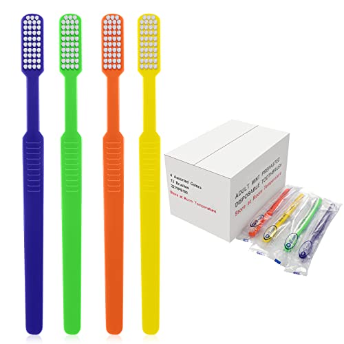Prepasted Toothbrush Individually Wrapped - Disposable Pre-pasted ...