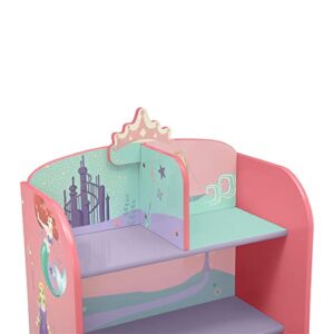 Disney Princess Wooden Playhouse 4-Shelf Bookcase for Kids by Delta ...